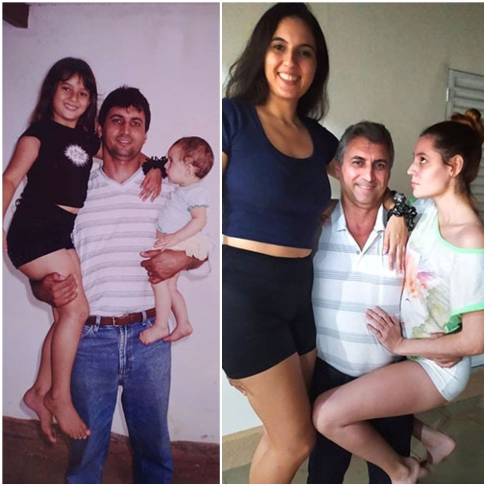 40+ People Who Brilliantly Recreated Their Family Photos - sportinal.com